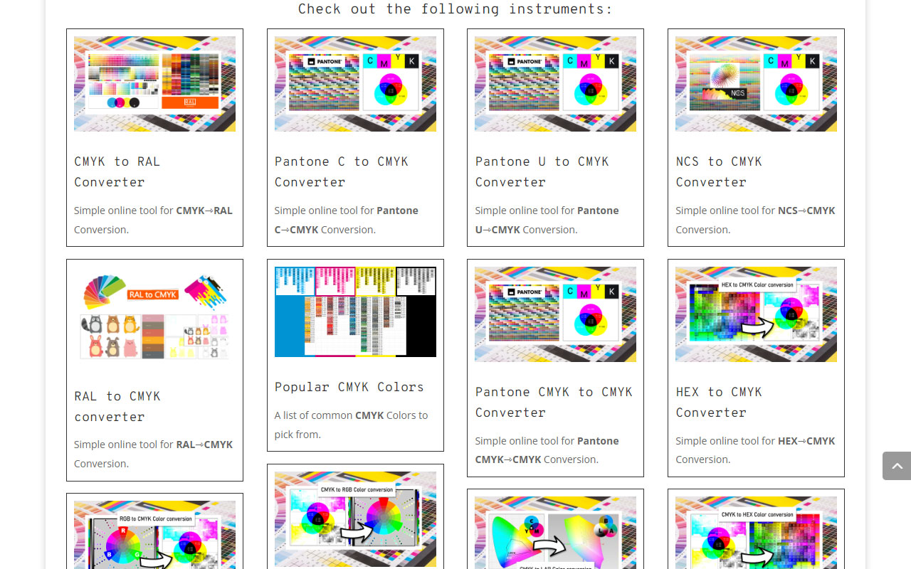 CMYK Tool - We See Giants