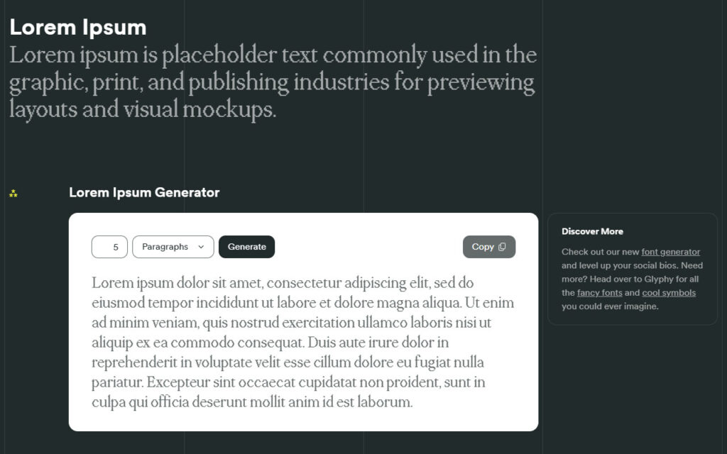 Lorem Ipsum - We See Giants