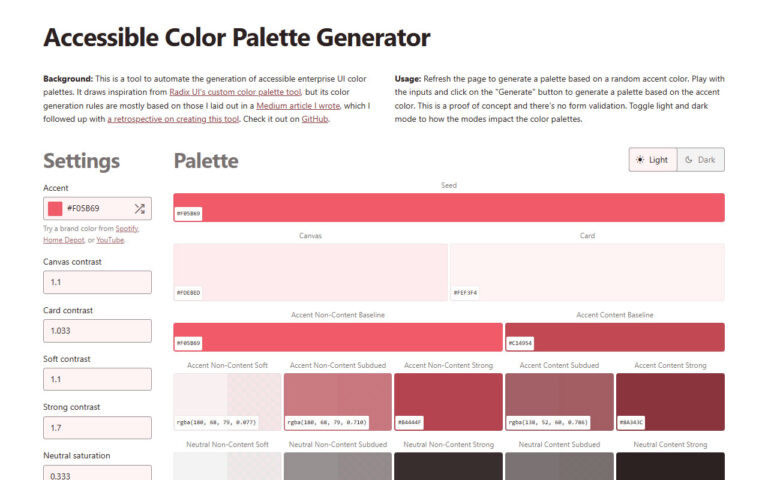Accessible Color Palette Generator - We See Giants