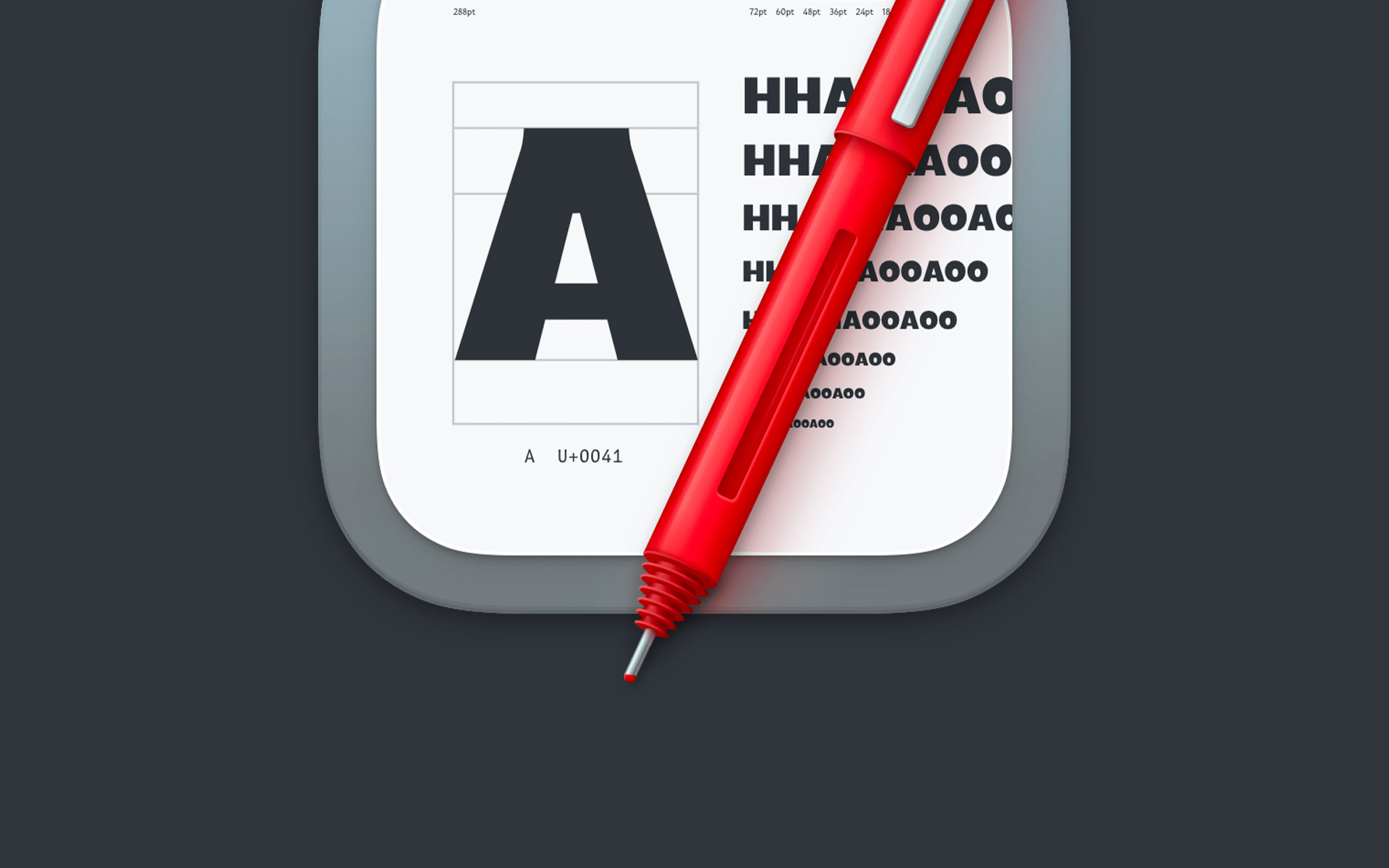 Font Proofer - We See Giants