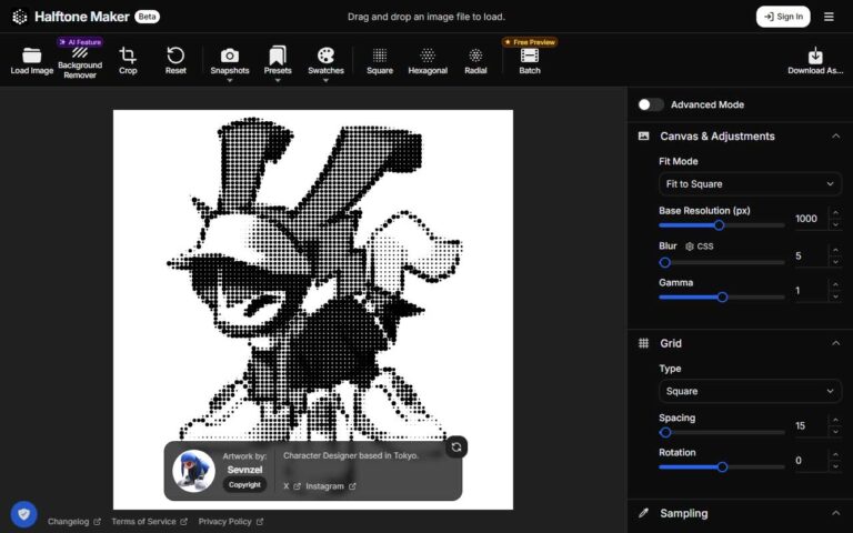 Halftone Maker - We See Giants